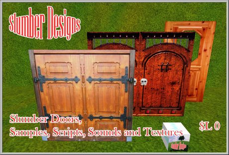 Second Life Marketplace - Slumber Door, Samples, Scripts and Textures