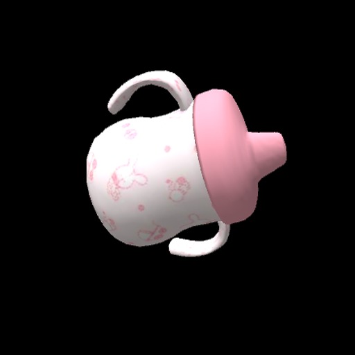 Second Life Marketplace - Baby Girl pink sippy cup lidded beaker ...