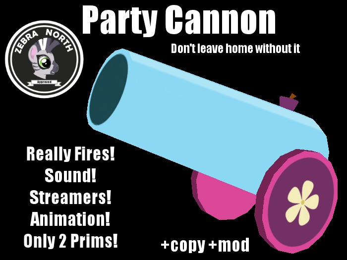Second Life Marketplace - Pony Party Cannon