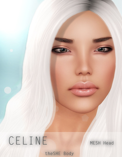 Second Life Marketplace - -theSHE- Body Celine Mesh Head &default SL ...