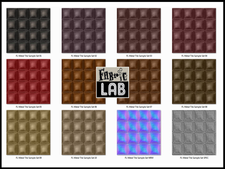 Second Life Marketplace - Materials Edition - Fabric Lab ME Metal Tile ...