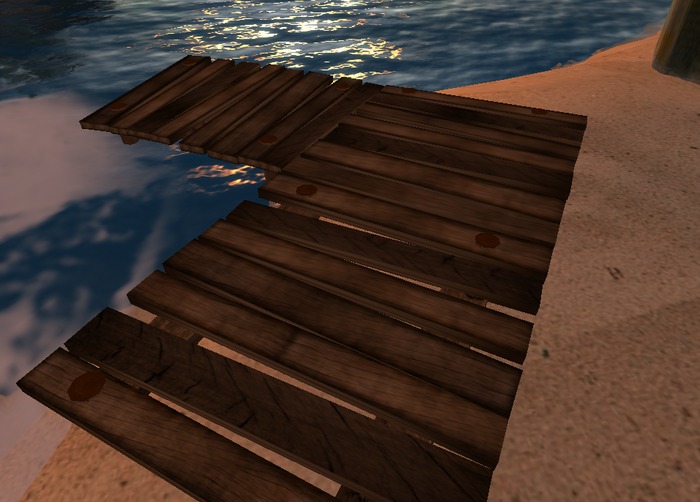 Second Life Marketplace - Prim by Prim Creations: Wooden 90 degree ...