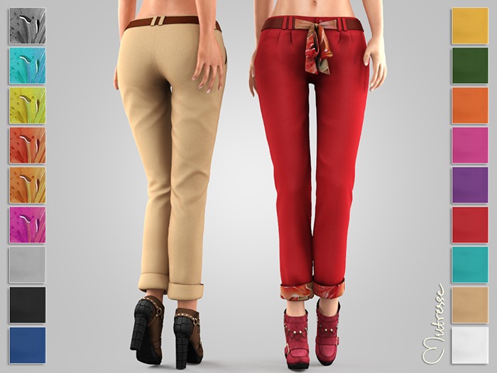 Second Life Marketplace - Mutresse . Geri Pants - 12 Colors (Rigged Mesh)