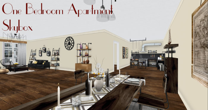 Second Life Marketplace - One Bedroom Apartment Skybox