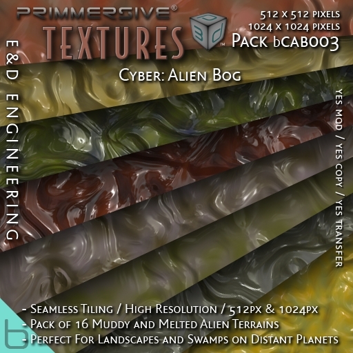 Second Life Marketplace - [bCAB003] 16 512px and 1024px Muddy and ...