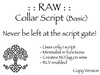 Second Life Marketplace - : : RAW : : RP Collar Script (copy)