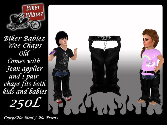 Second Life Marketplace - Biker BAbiez Wee Chaps Old