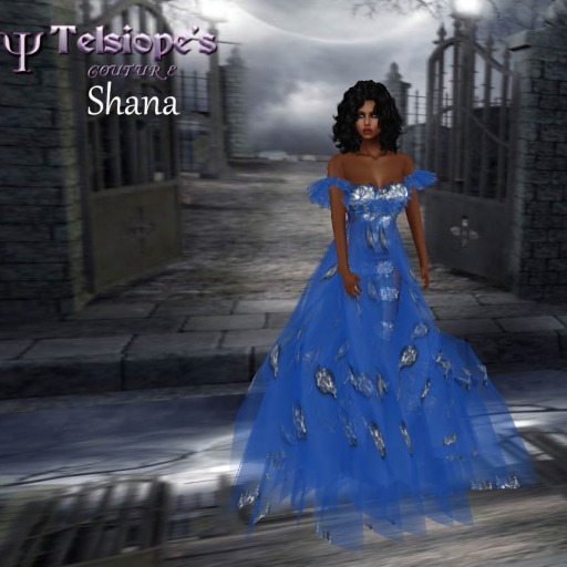 Second Life Marketplace Telsiope Couture Shana Blue