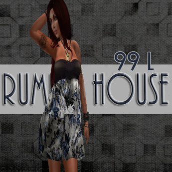 Second Life Marketplace - Rumble House Women's - Summer Floral Dress