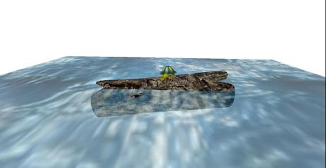Second Life Marketplace - Floating Log With Turtle