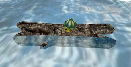 Second Life Marketplace - Floating Log With Turtle