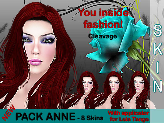 Second Life Marketplace - *ZStore* PACK SKIN ANNE (cleavage) Applier ...