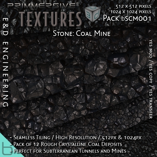 Second Life Marketplace - [bSCM001] 12 512px and 1024px Crystalline ...