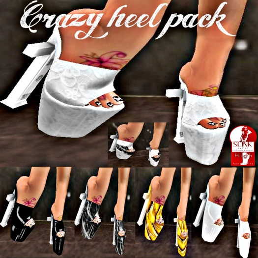 Second Life Marketplace - CRAZY HEEL PACK