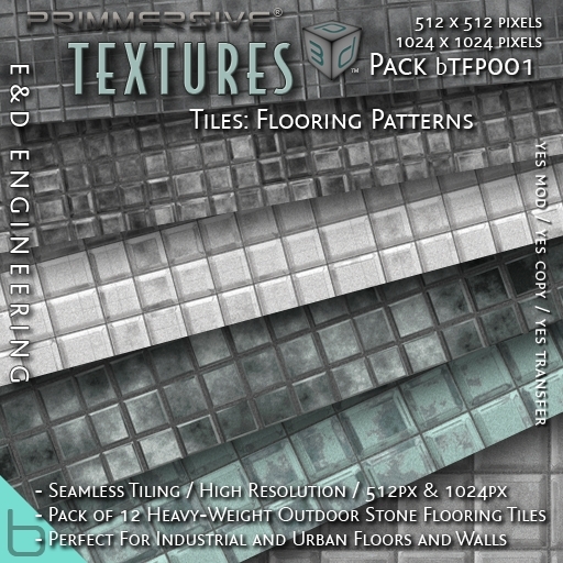 Second Life Marketplace - [bTFP001] 12 512px and 1024px Industrial and ...